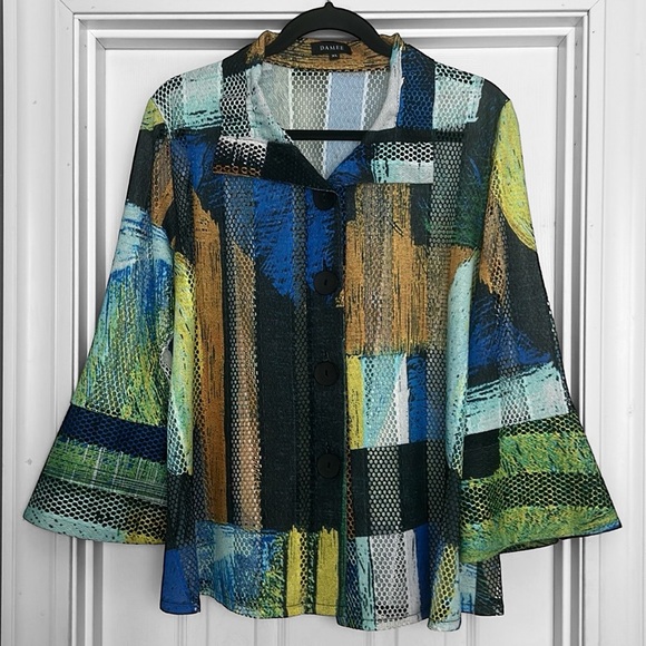 INC International Concepts | Jackets & Coats | Damee Abstract Lace Net ...